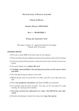 SR equation sheet - Special Relativity equation sheet Time dilation ...