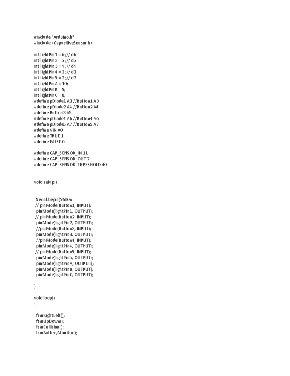 Electircal Engineering 301 - Practice Code for Arduino Lab 5 - #include ...
