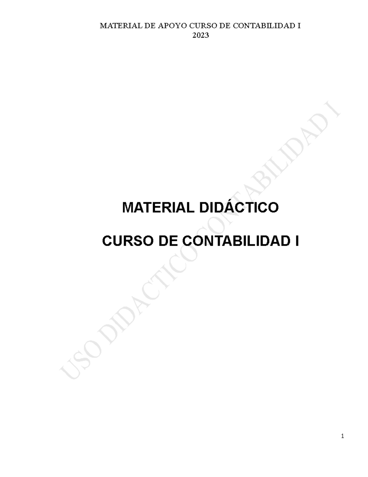 Material de Apoyo contabilidad I - MATERIAL DIDÁCTICO CURSO DE ...