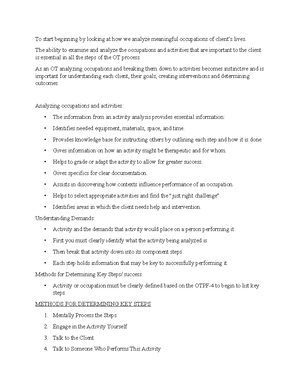 OTPF-4 - OTPF-4 Review of Domain and Process - Occupations are ...