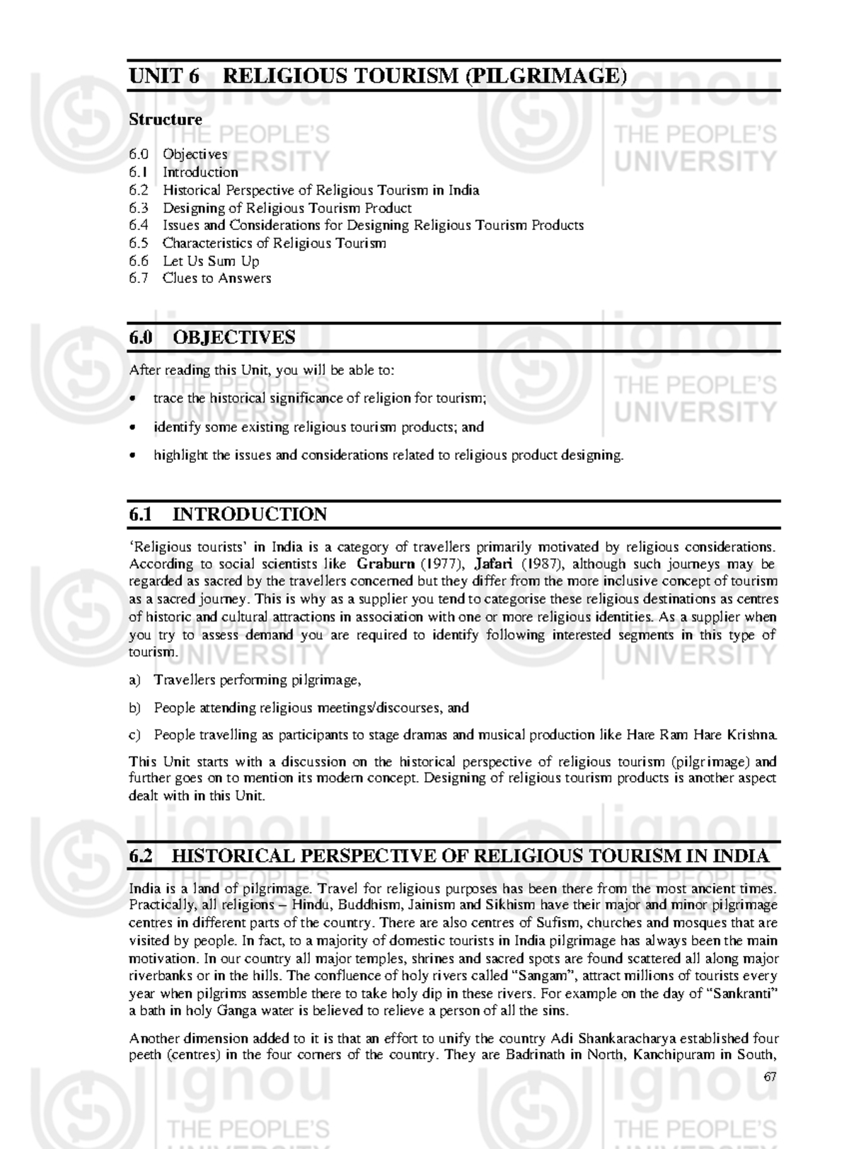 Unit-6 - All about religious tourism - UNIT 6 RELIGIOUS TOURISM ...
