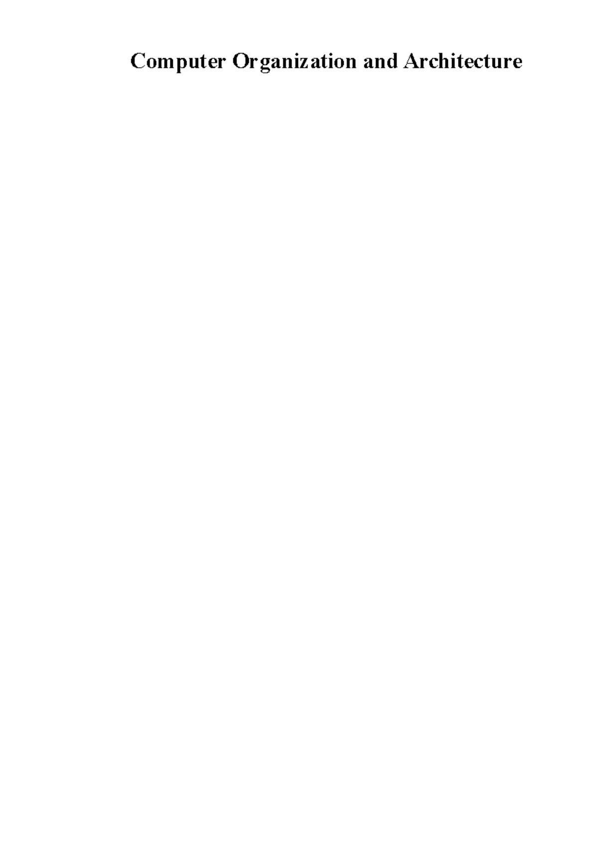 Ms-07 - BY AMRITA PATIL - Computer Organization and Architecture ...