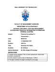 VUT - Financial Accounting 2 - Studocu