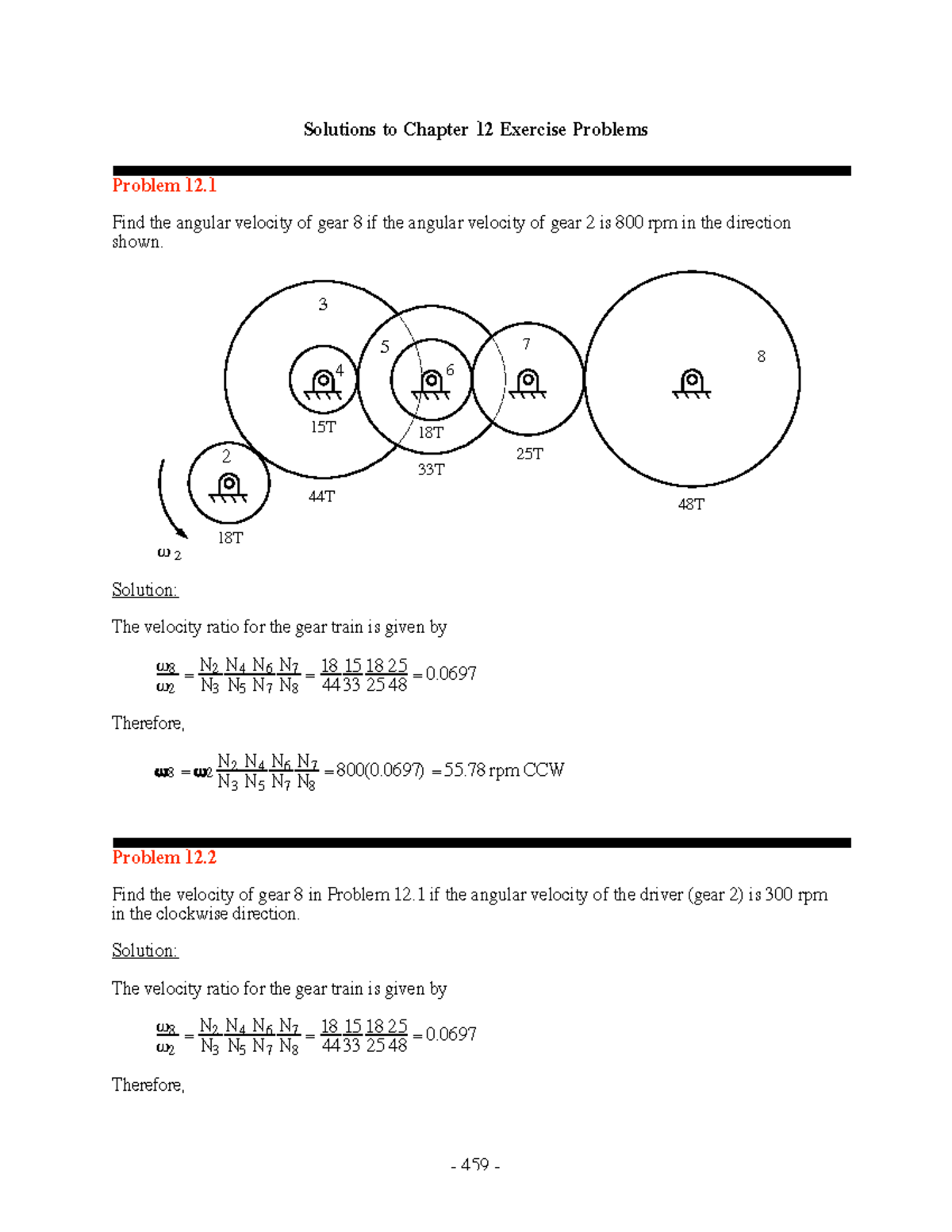 Chpt 12 - asdas - Solutions to Chapter 12 Exercise Problems Problem 12 ...