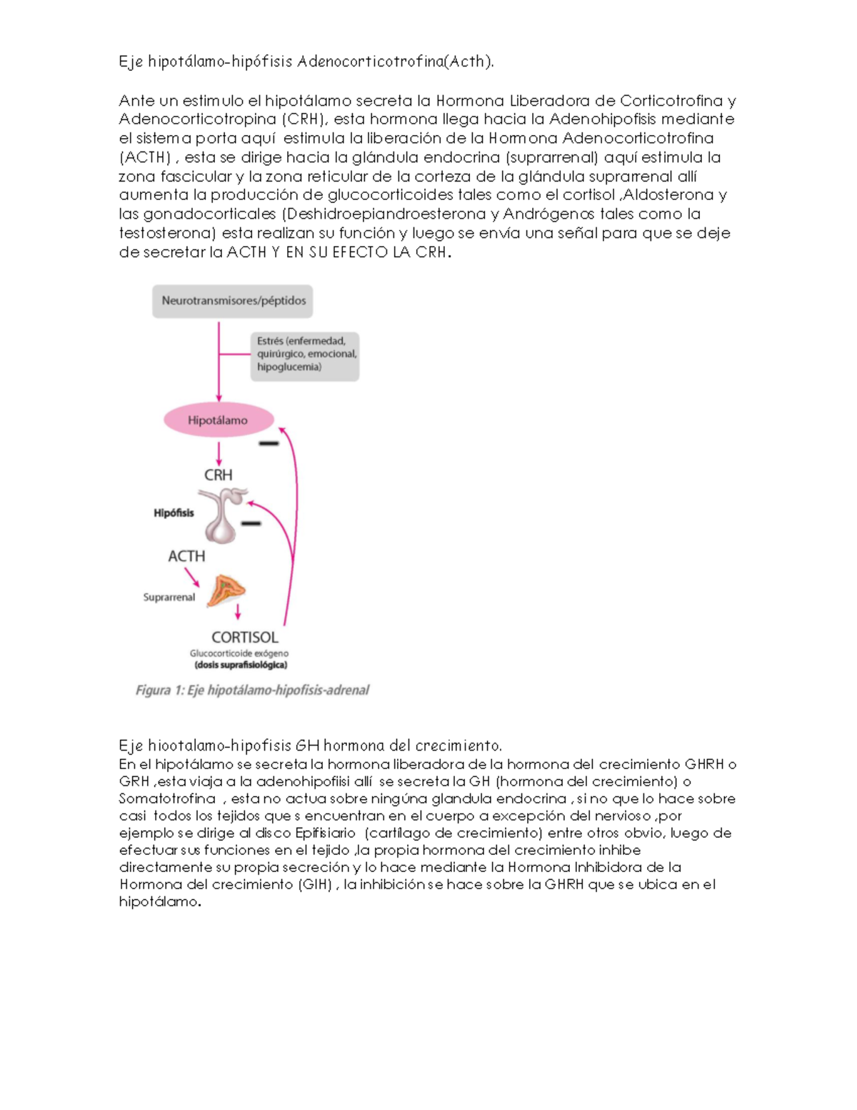 Eje hipotálamo - hjhhhhh - Eje hipotálamo-hipófisis Adenocorticotrofina ...