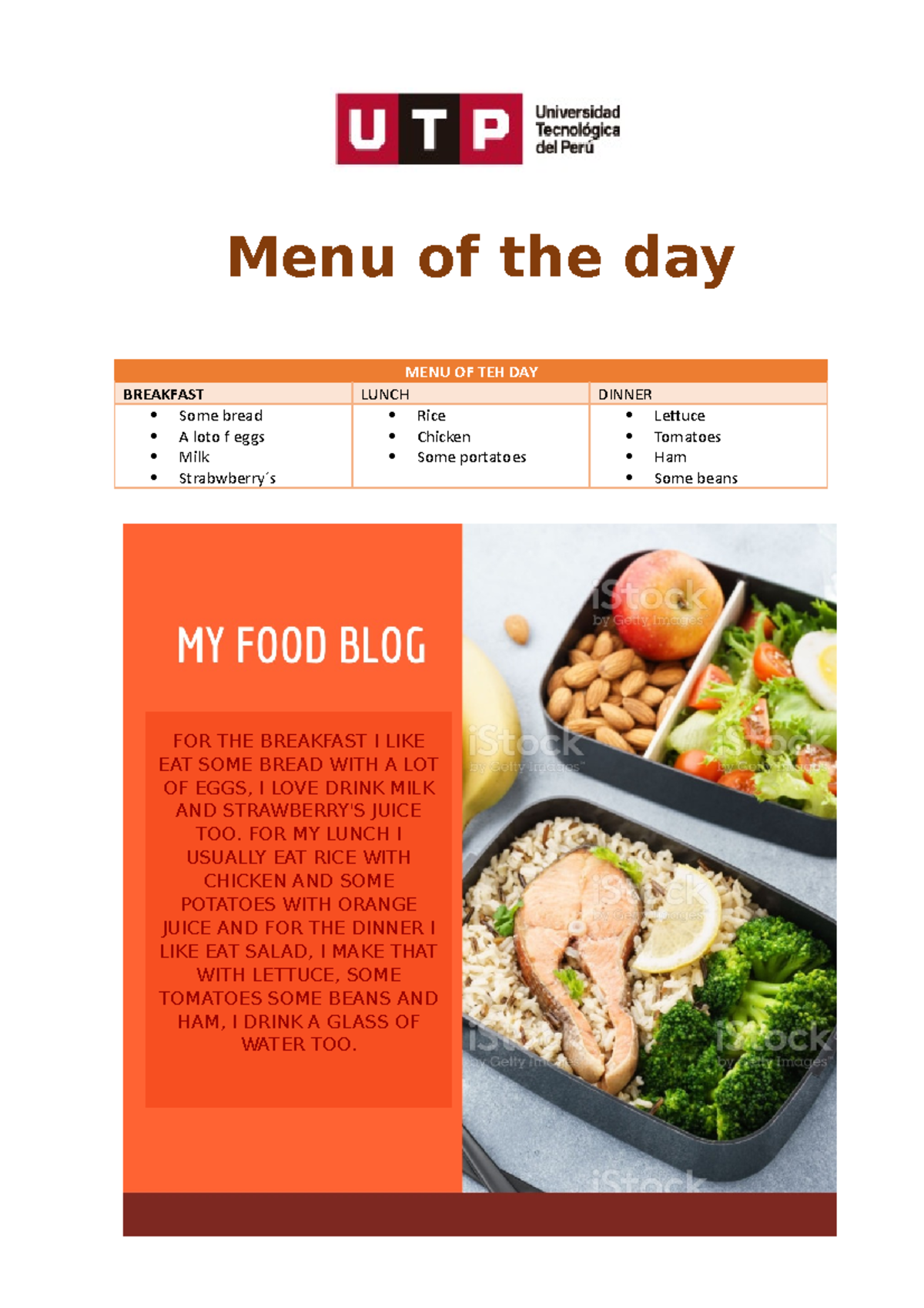 Week 14 Task Task 14 Menu Of The Day MENU OF TEH DAY BREAKFAST week-14-task-task-14-menu-of-the-day-menu-of-teh-day-breakfast