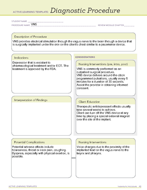 CAGE- diagnostic procedure - ACTIVE LEARNING TEMPLATES THERAPEUTIC ...