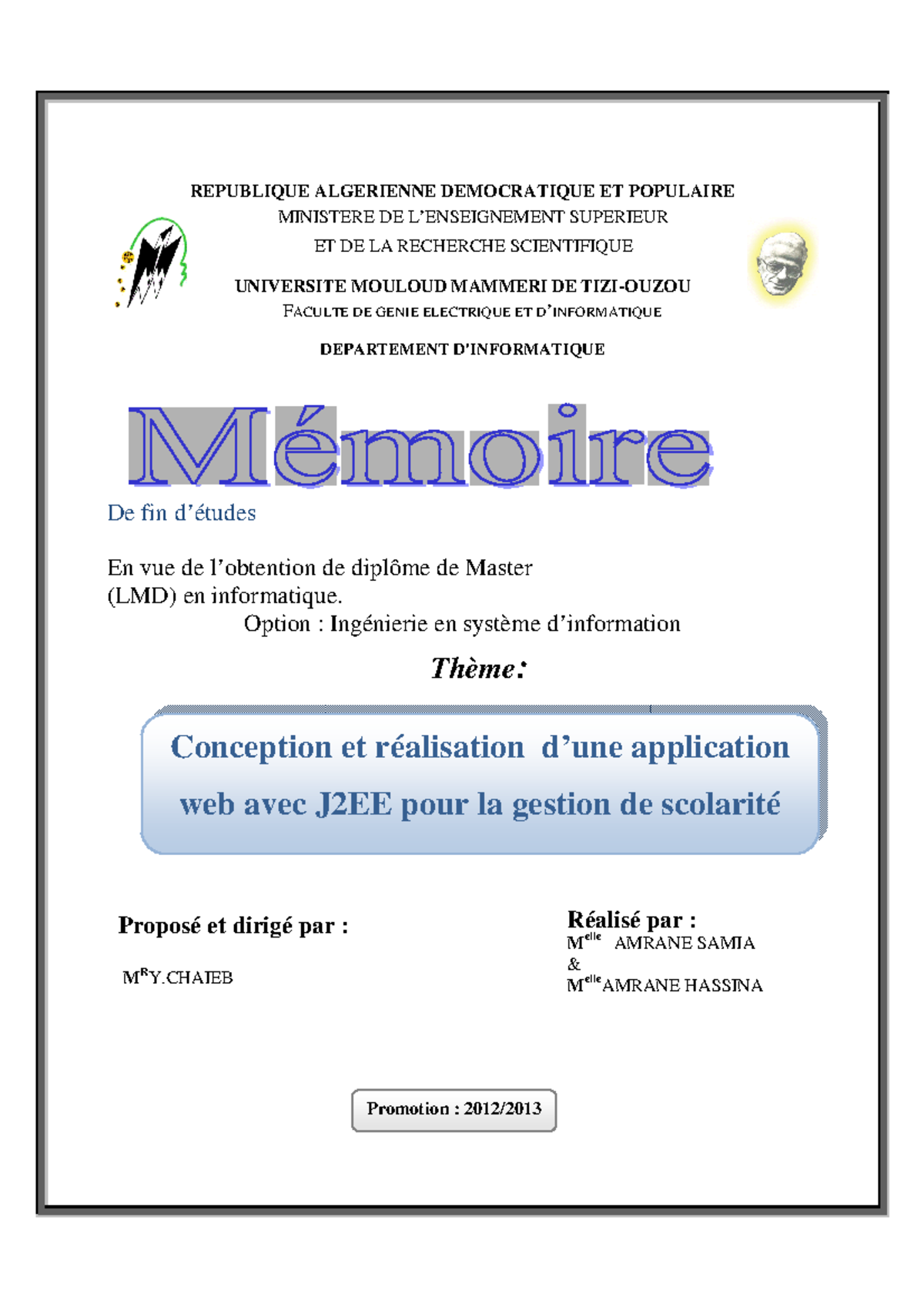 Amrane Samia - full course - REPUBLIQUE ALGERIENNE DEMOCRATIQUE ET ...