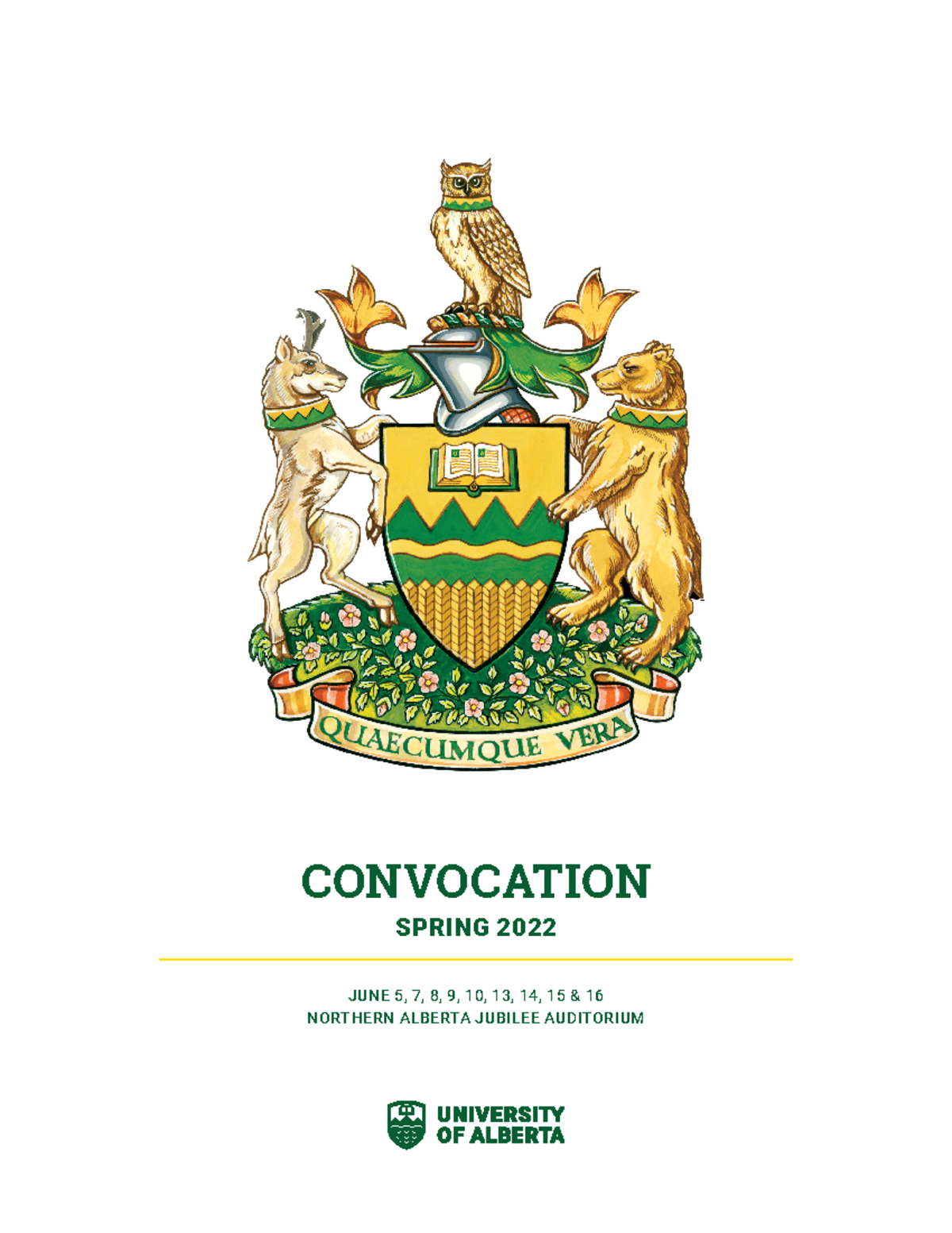 2022 spring convocation program - CONVOCATION SPRING 2022 JUNE 5, 7, 8 ...