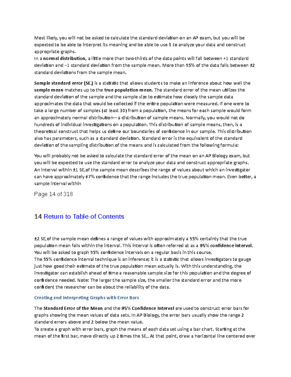 Biology notes 2 - Most likely, you will not be asked to calculate the ...