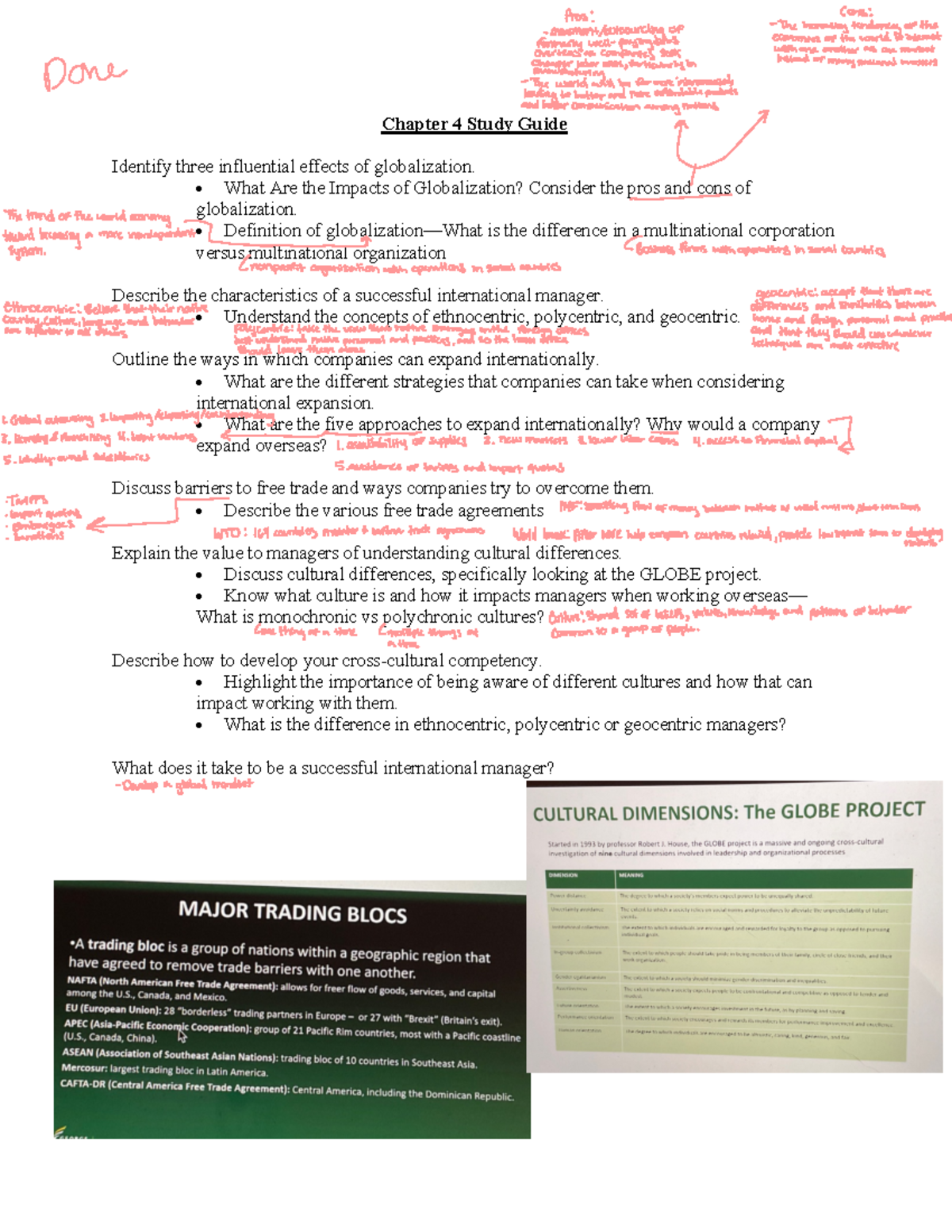 Chapter 4 Study Guide - Chapter 4 Study Guide Identify three ...