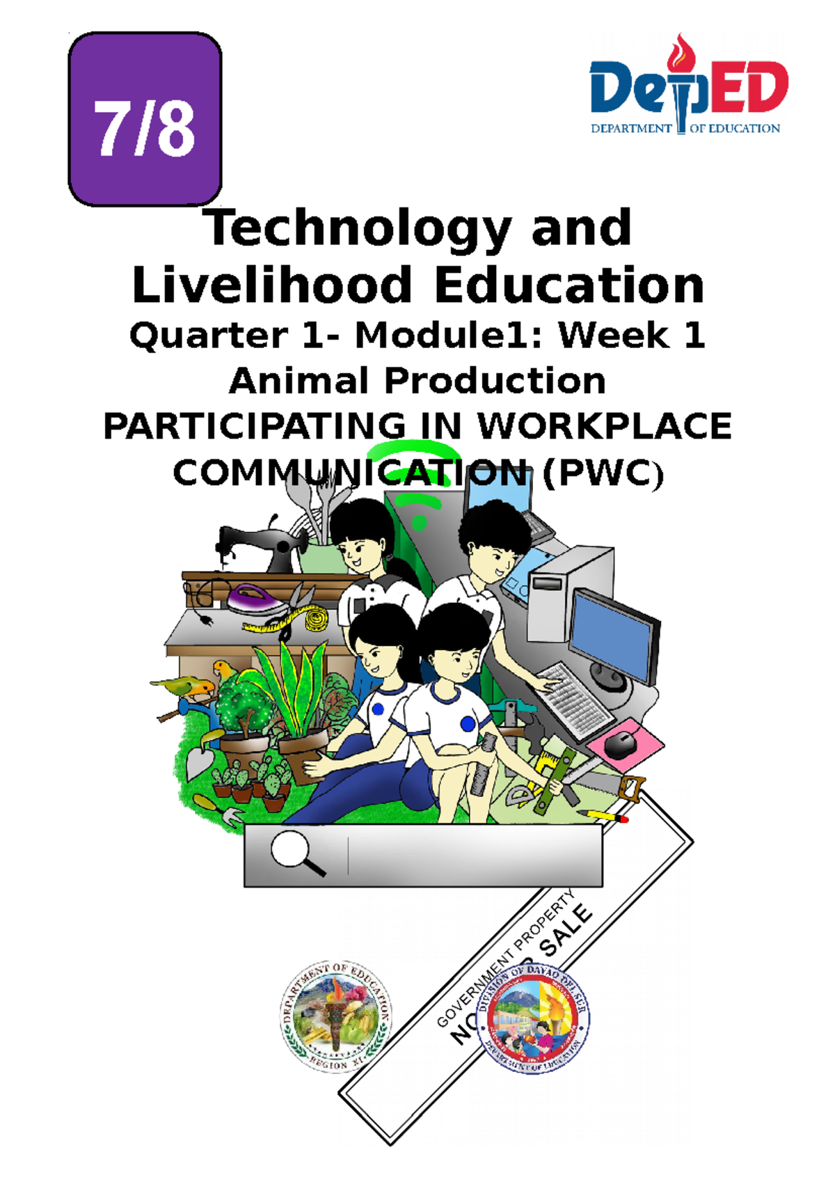 Animal Production Week 1 Module 1 - Technology and Livelihood Education ...