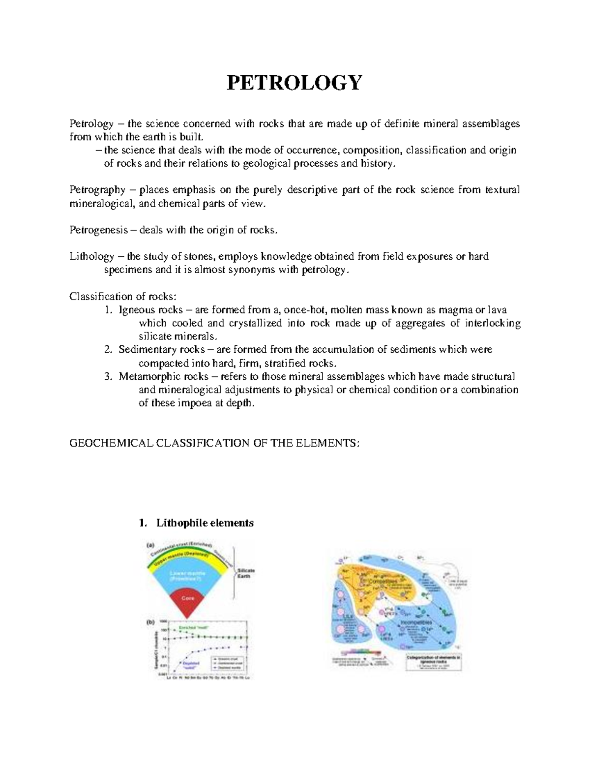 Petrology: Introductory - PETROLOGY Petrology – the science concerned ...