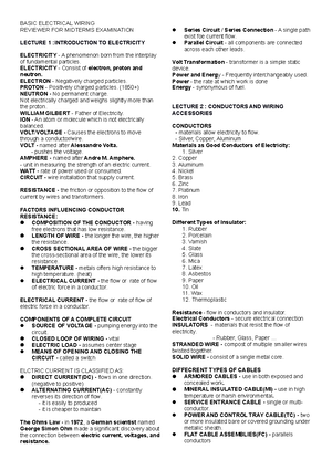 Electrical Computation AND Tabulation - TARLAC STATE UNIVERISTY COLLEGE ...