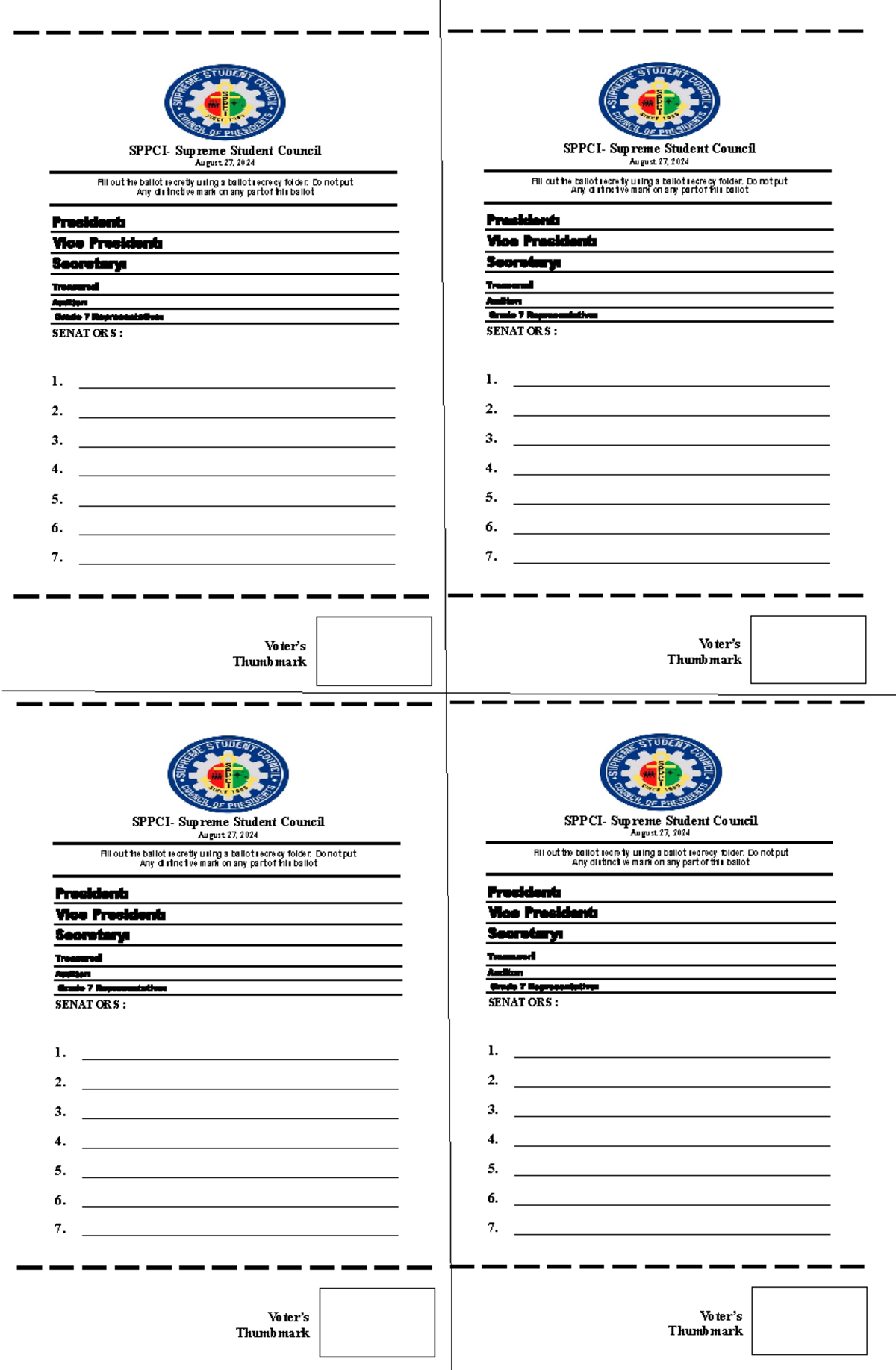 427627493- Official- Ballot-docx - SPPCI- Supreme Student Council ...