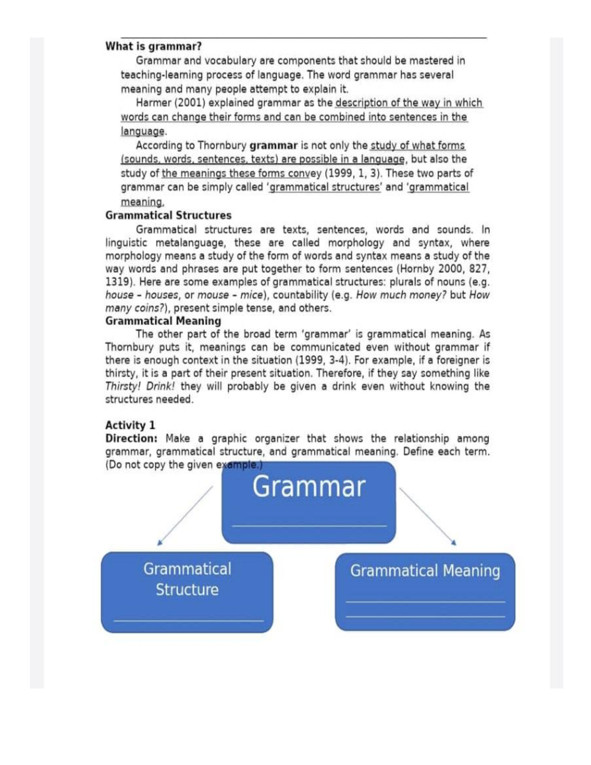 Lesson 1 Teaching and Assessment of Grammar - Advanced Materials ...