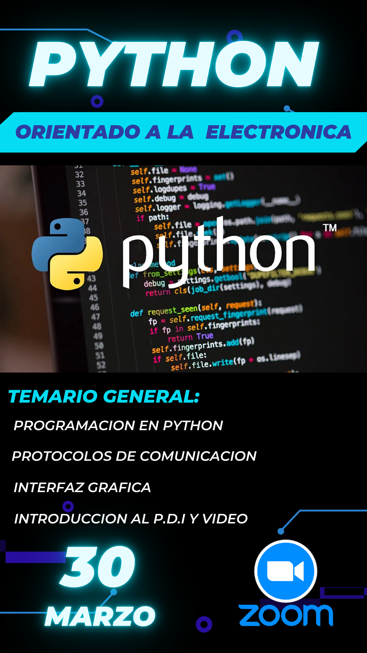 Temario Python Electronica - ORIENTADO A LA ELECTRONICA PROGRAMACION EN PYTHON TEMARIO GENERAL ...