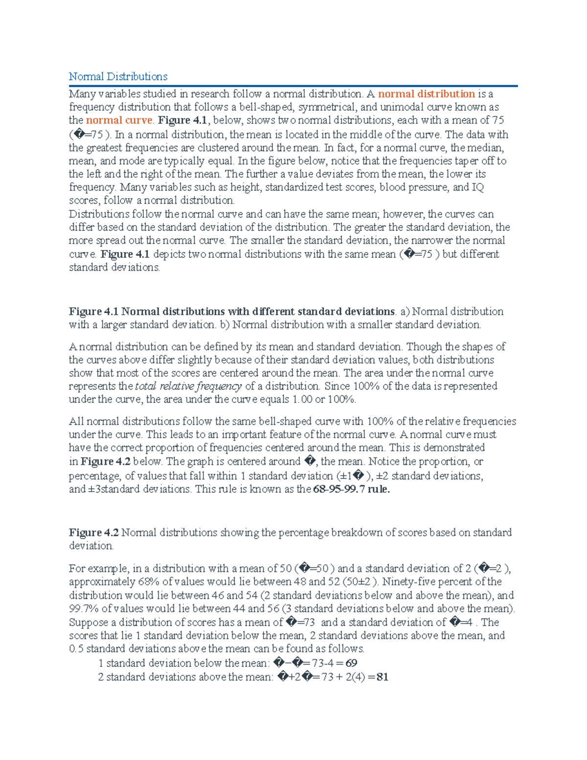 Normal Distributions - Statistics 503 - Normal Distributions Many variables studied in research ...