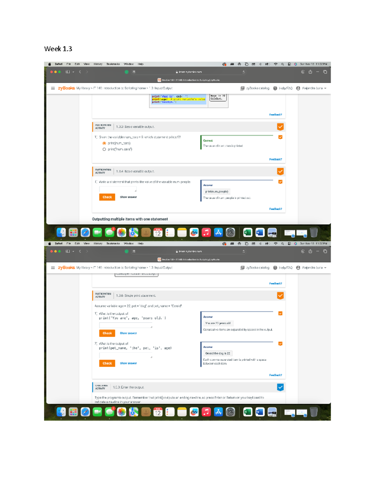 Week 1 - Zybooks week 1 - IT 140 - Week 1. - Studocu