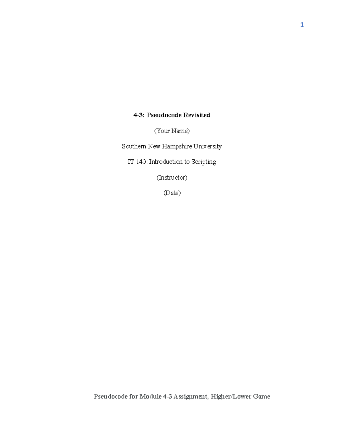 4-3 Assignment - Studocu