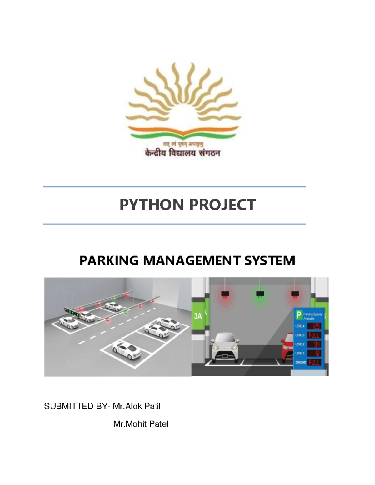 436357274 Parking Management System - PYTHON PROJECT PARKING MANAGEMENT SYSTEM ####### SUBMITTED ...