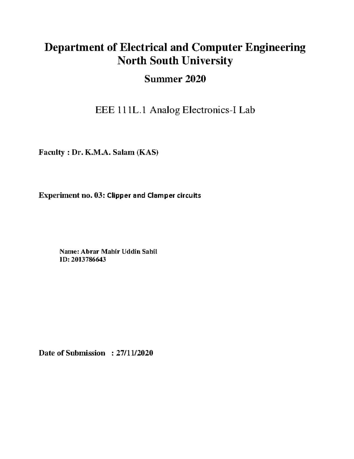 Lab-report-3 - Department of Electrical and Computer Engineering North ...