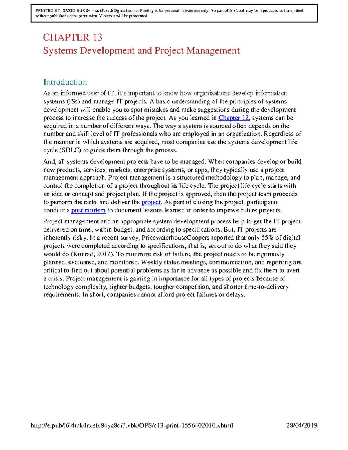 Chapter 13 - Solutions to tutorials - without publisher's prior ...