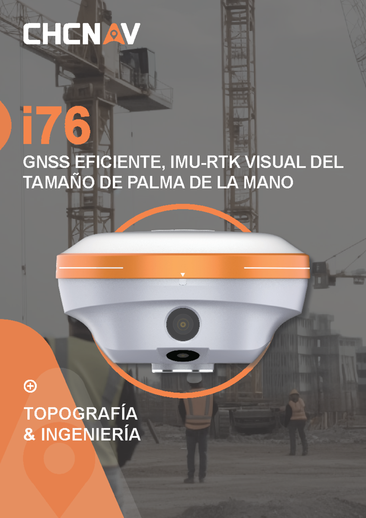 I76 DS ES - AASDA - i GNSS EFICIENTE, IMU-RTK VISUAL DEL TAMAÑO DE PALMA DE LA MANO TOPOGRAFÍA ...