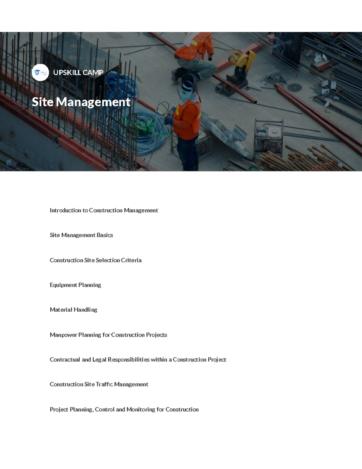 Site-management-Io JWh Xfm - Introduction to Construction Management ...