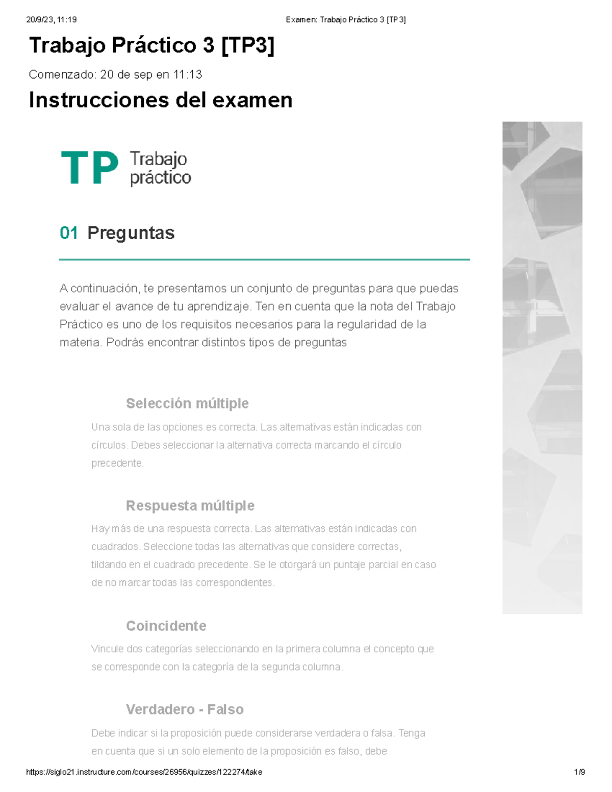 Examen Trabajo Práctico 3 [TP3] POST Produccion Digital II 100%B - Trabajo Práctico 3 [TP3 ...