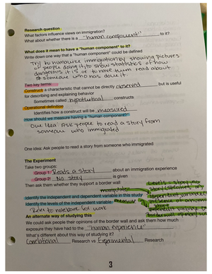 Lecture 1,Statistics: the basics - PSY 190 - Studocu