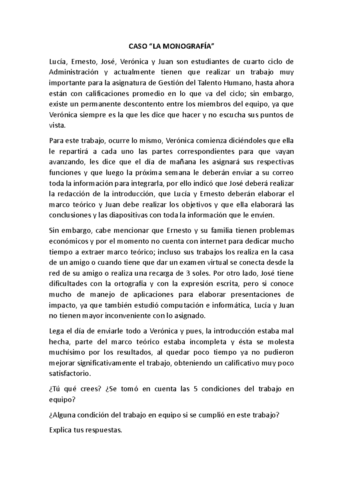 CASO+La+Monograf%C3%ADa+-+Trabajo+en+equipo - CASO “LA MONOGRAFÍA ...