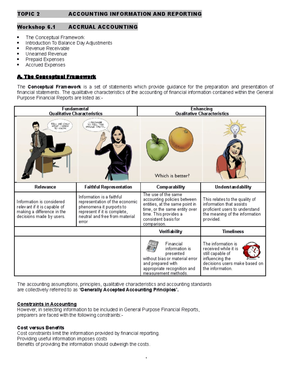 Week 2 Topic 2 Workshop 6 - TOPIC 2 ACCOUNTING INFORMATION AND ...