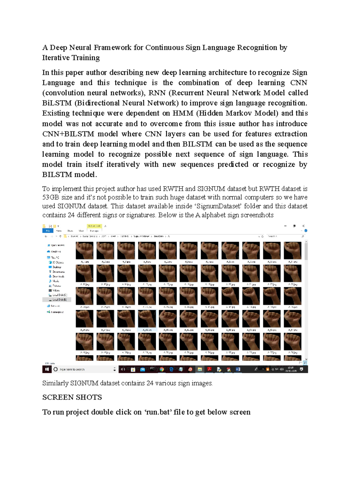 Screenshots - material - A Deep Neural Framework for Continuous Sign ...