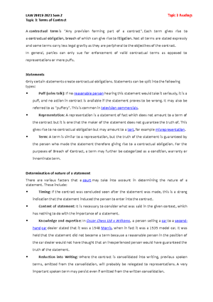 LAW2001 9 Week 3 Tutorial Sem 2, 2022 MS - LAW20019 Law of Commerce ...