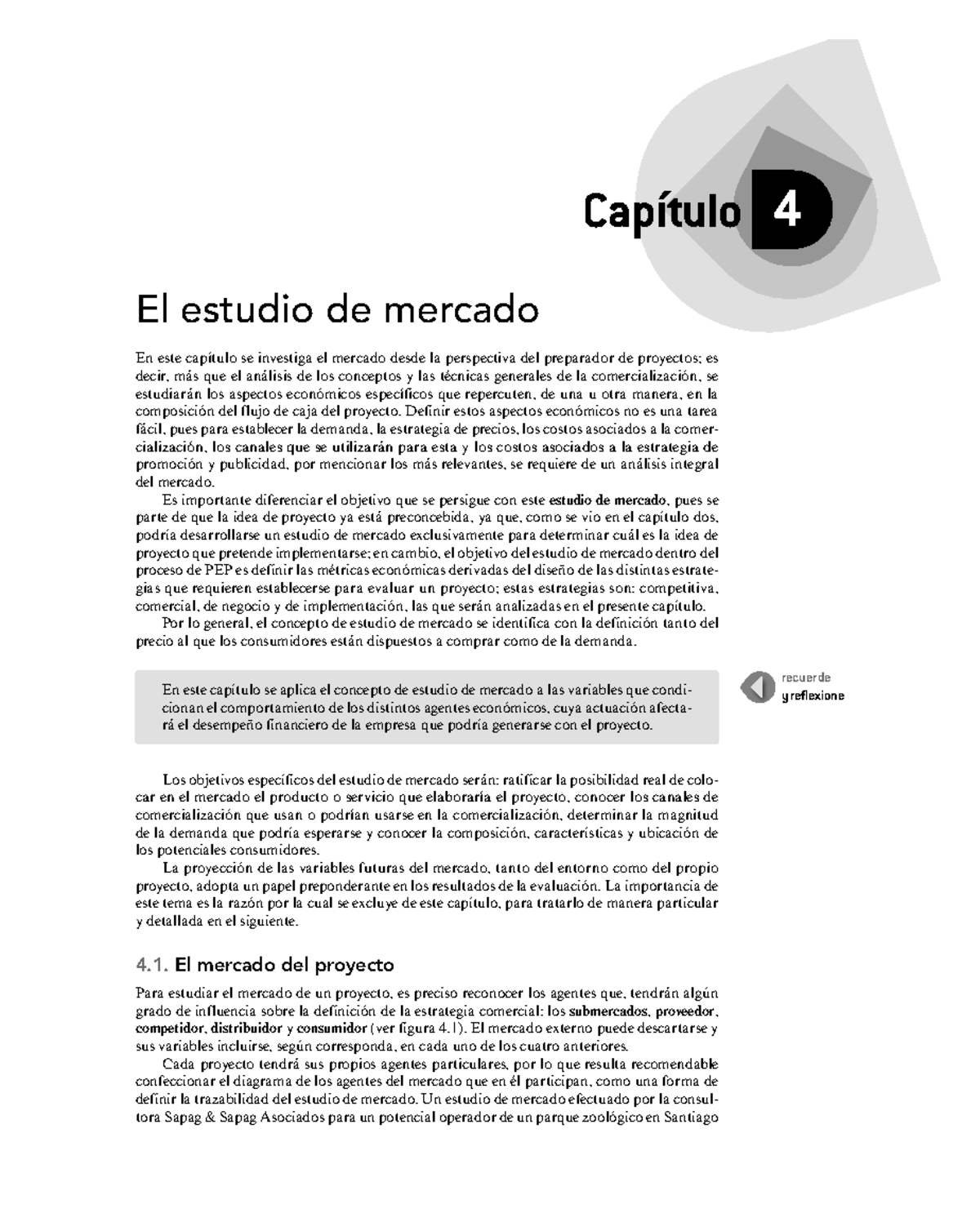 Sapag. Preparación y evaluación de proyectos-51-73 - En este capítulo ...