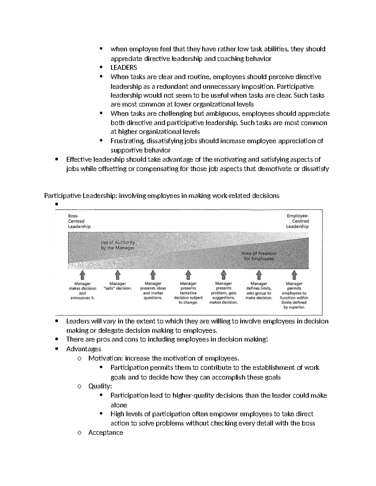 Organizational behaviour notes-4 - when employee feel that they have ...