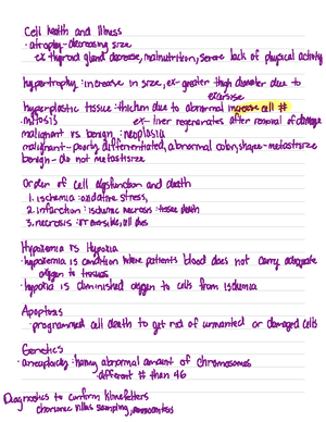 Chapter Two - Cellular Injury, Adaptations, and maladaptive Changes ...