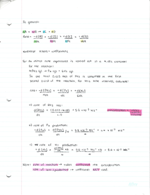CHEM 1001 Formula Sheet - USEFUL EQUATIONS / CONVERSION FACTORS ...