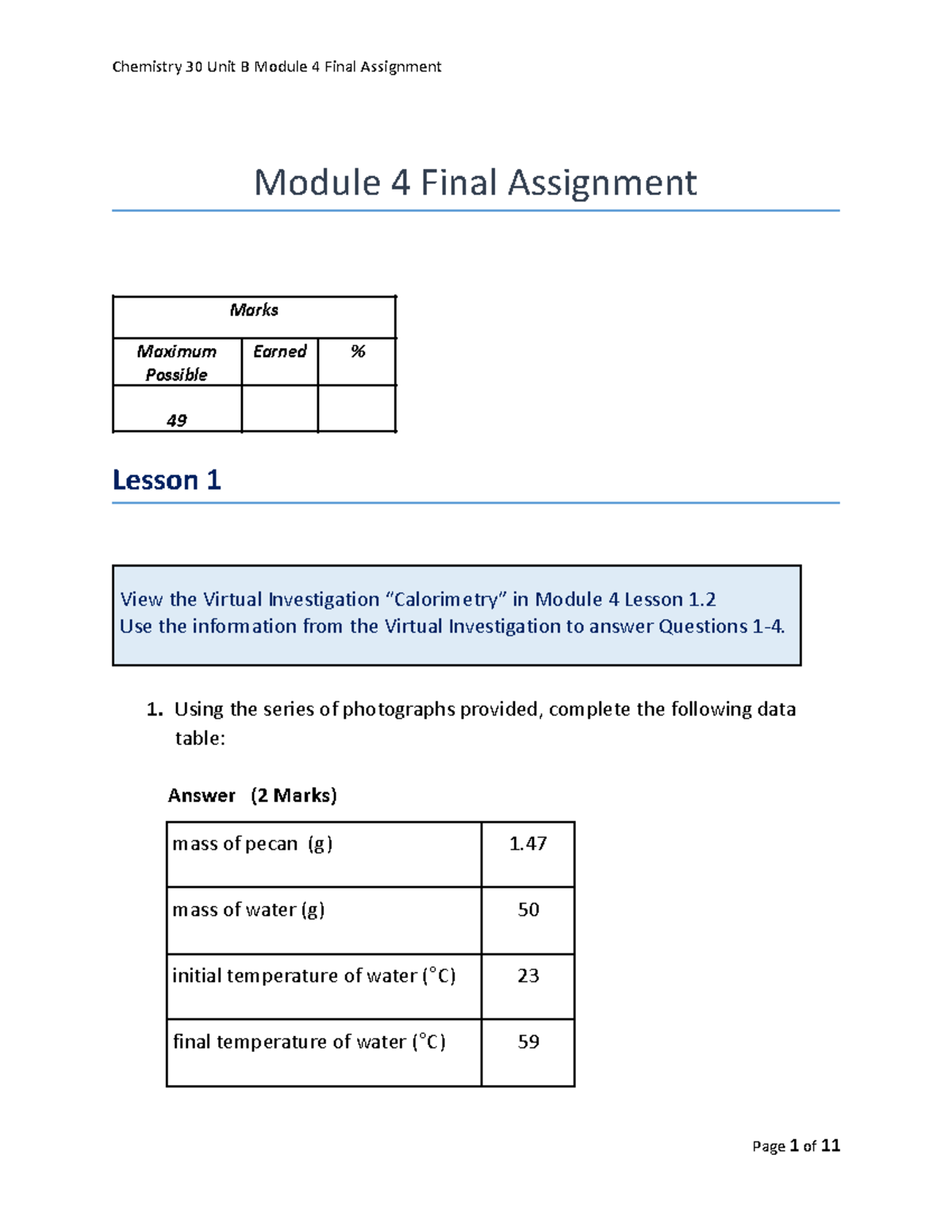 Module 4 Final Assignment (1).docx - Module 4 Final Assignment Lesson 1 View the Virtual - Studocu