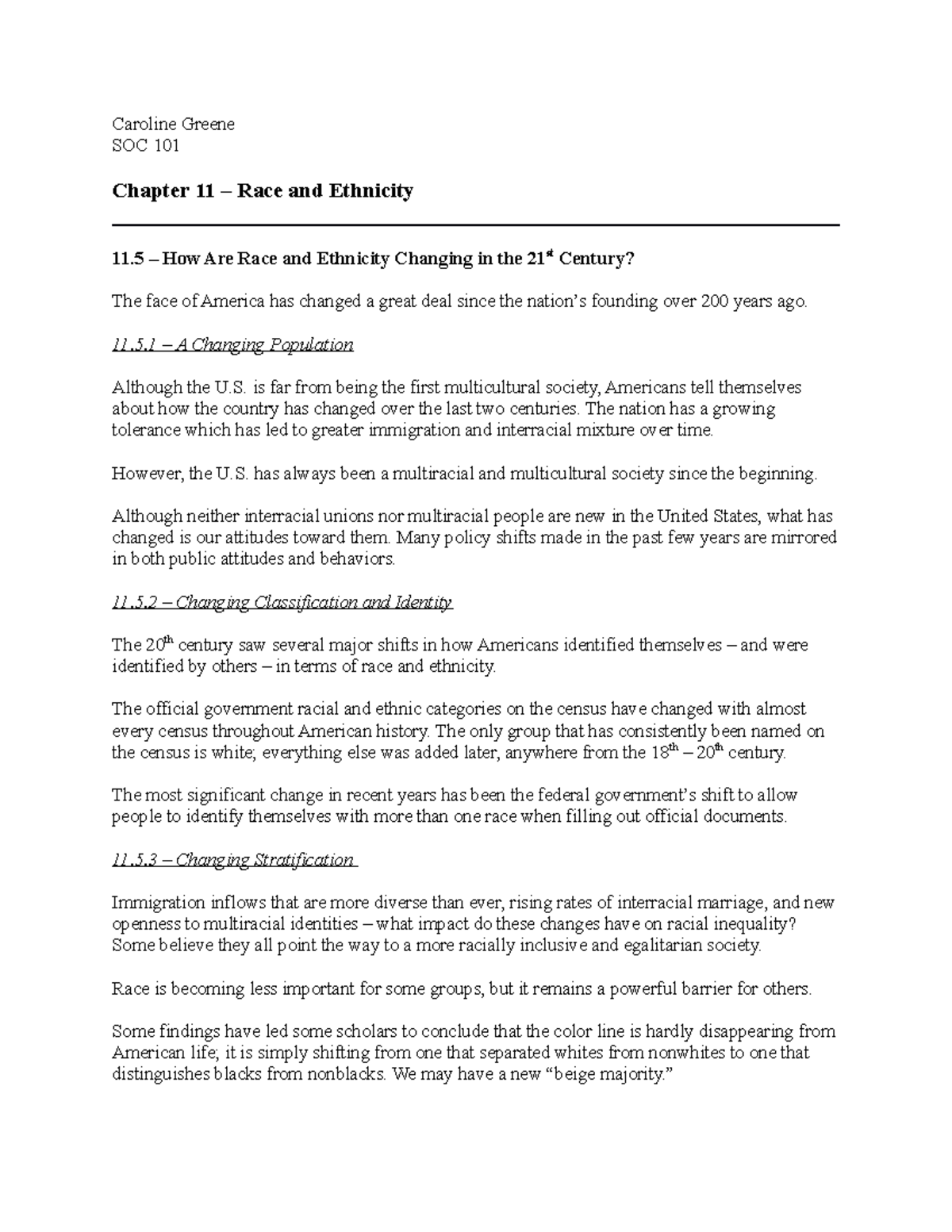 11.5 - How Are Race and Ethnicity Changing in the 21st Century ...