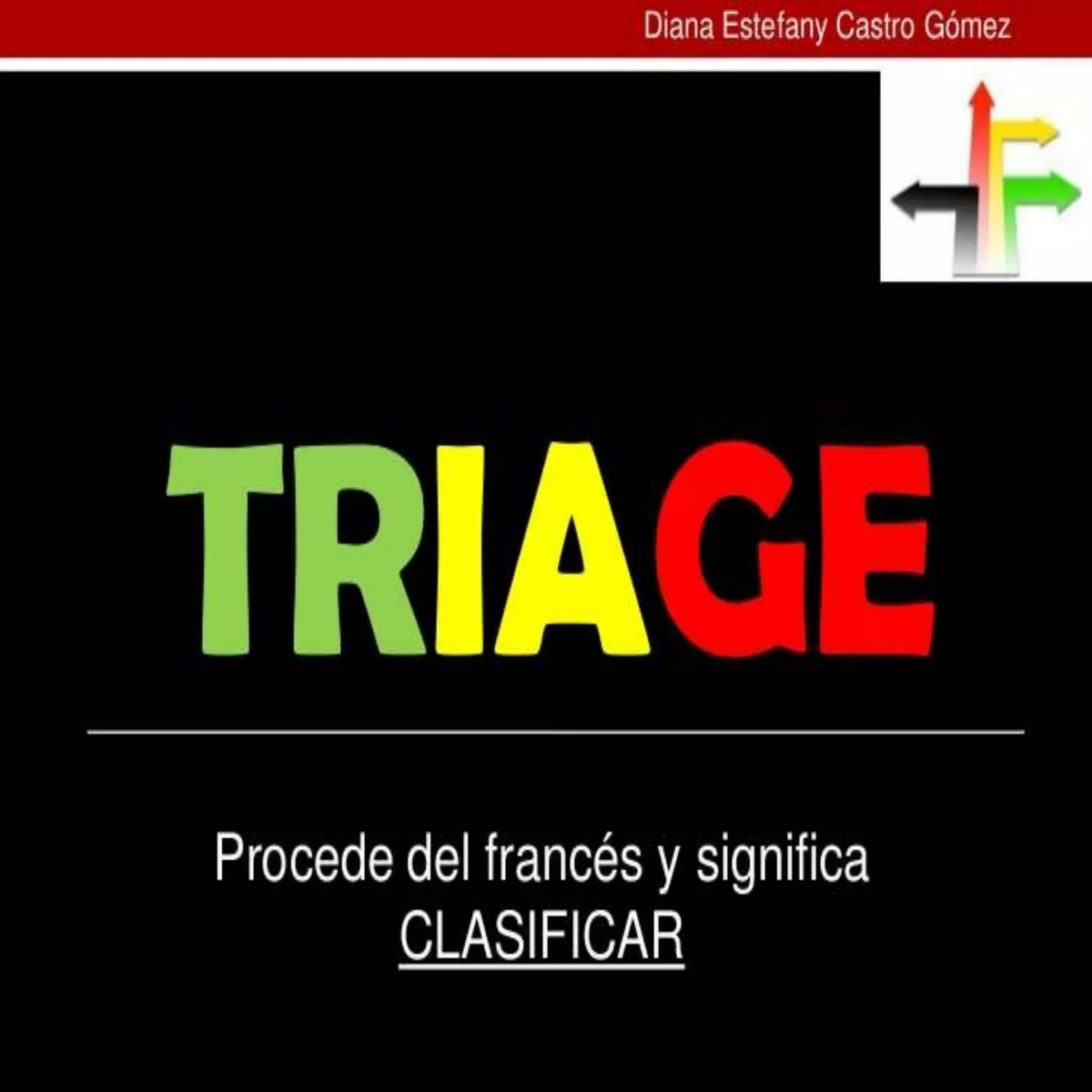 Document (46) - trage - TRIAGE Procede del francés y significa ...