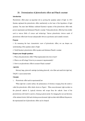 Lab6.Measurement of Wavelength of Light by Diffraction Grating and ...