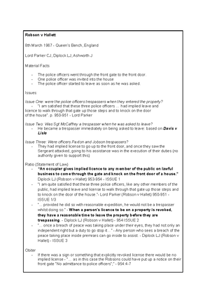 ILAC Structure - Summary Introduction to Case Law - ILAC Page 64-67 ...
