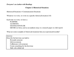 Project One Critical Analysis Fall2019 - UWRT 100: Critical Reading and ...