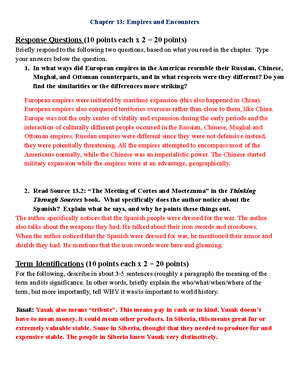 1015 ch 14 - Chapter 14 coursework and answers - Chapter 14: Commerce ...