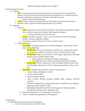 Pain -Comfort Quiz - Pain and Comfort Questions (5) 1 - Quiz Which is ...