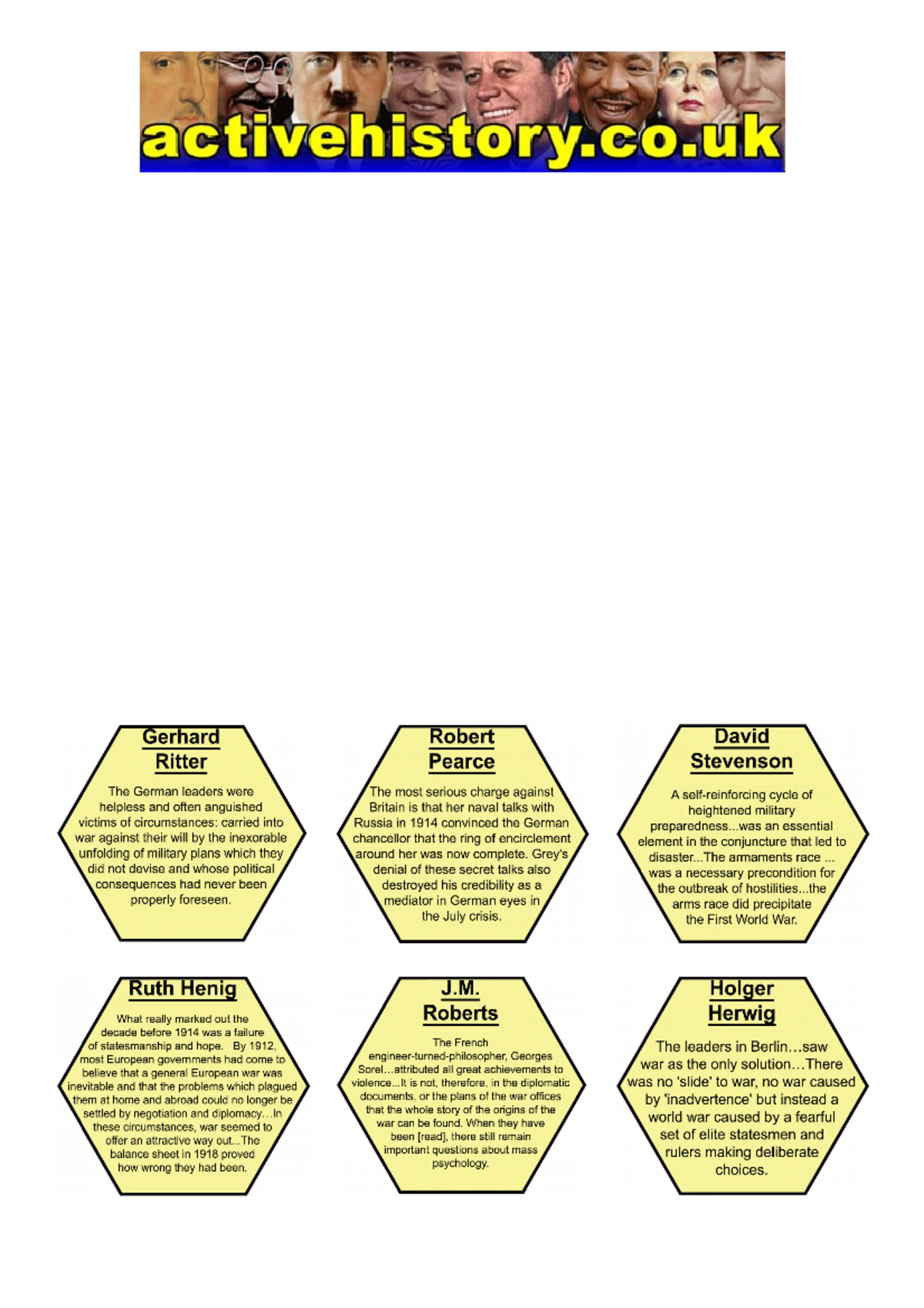 1 historiography - Dinner Party Historiography - The Origins of World ...