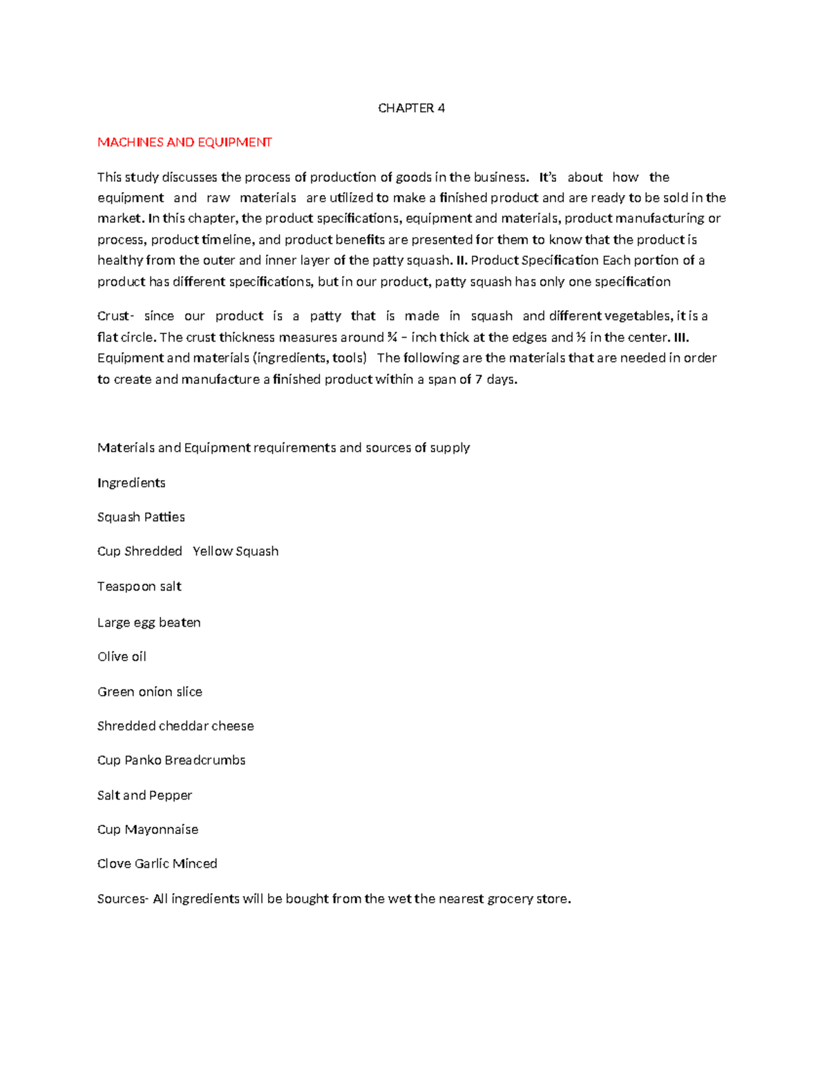 Chapter-4 - Summary Business and marketing - CHAPTER 4 MACHINES AND ...