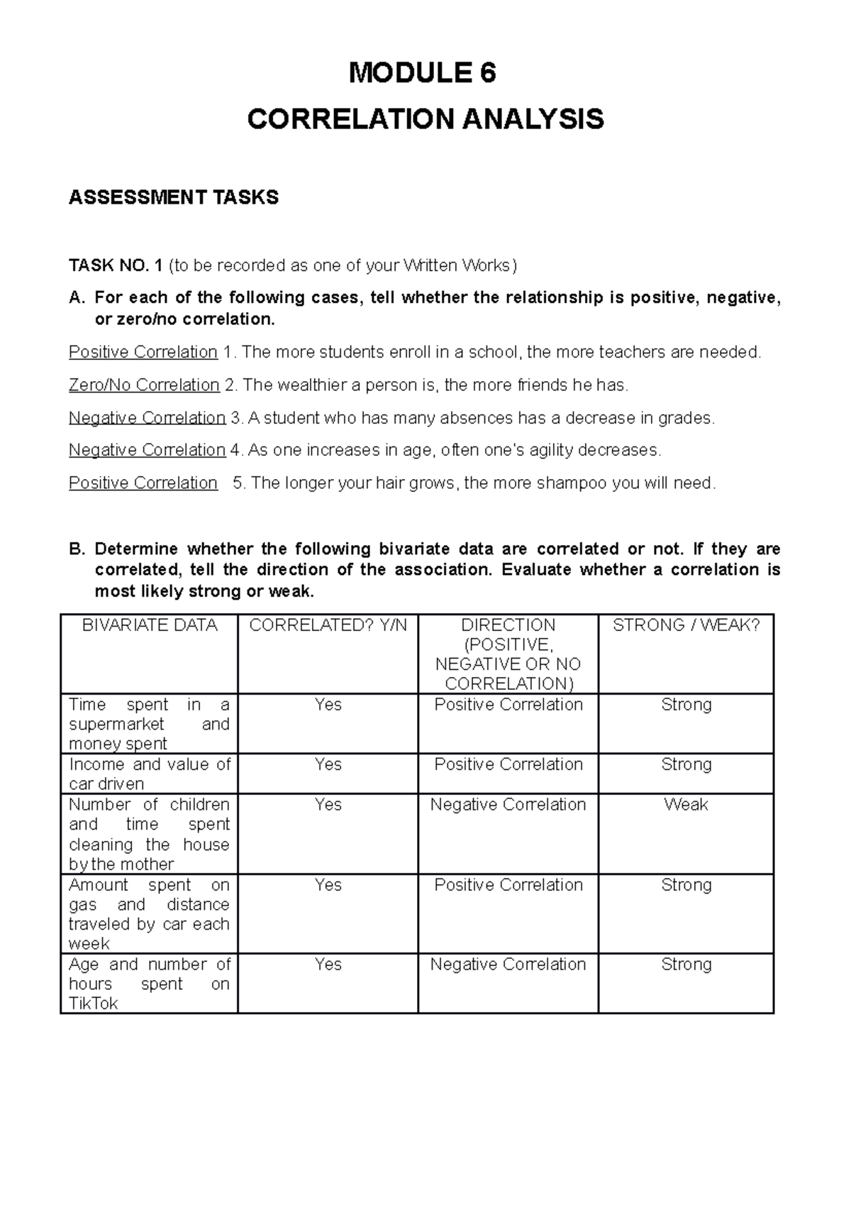 Module 6 task 1 and tasks 2 Statistic and probability - Fundamentals of Keyboarding - Studocu